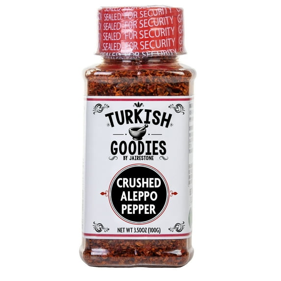 Turkish Goodies Aleppo Pepper, Crushed Red Chili Flakes, Pul Biber, Smoky Spice, 4oz - Walmart.com