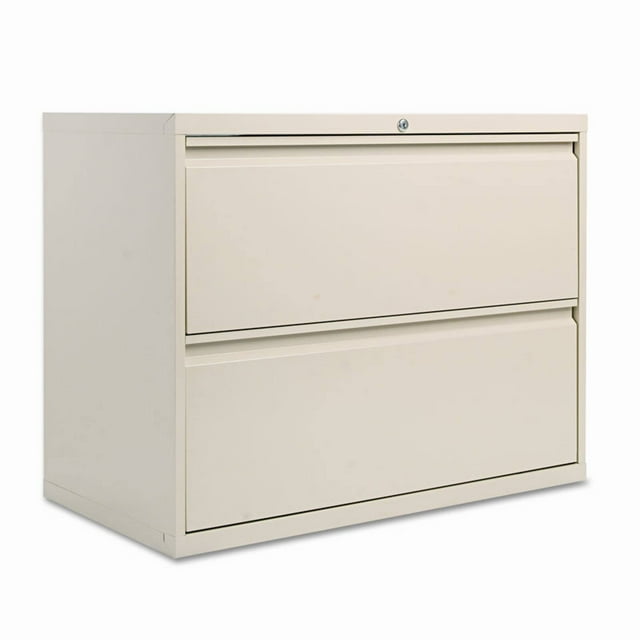Alera 2 Drawers Lateral Steel Lockable Filing Cabinet, Putty - Walmart.com