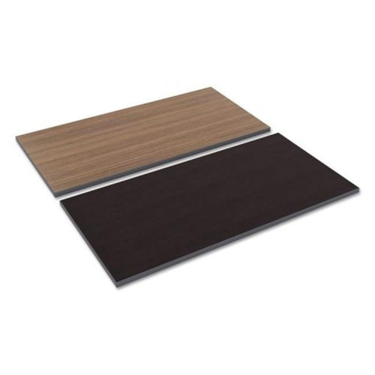 Alera Group Reversible Table Top, Espresso Walnut, Laminate, 48 x 24 in ...