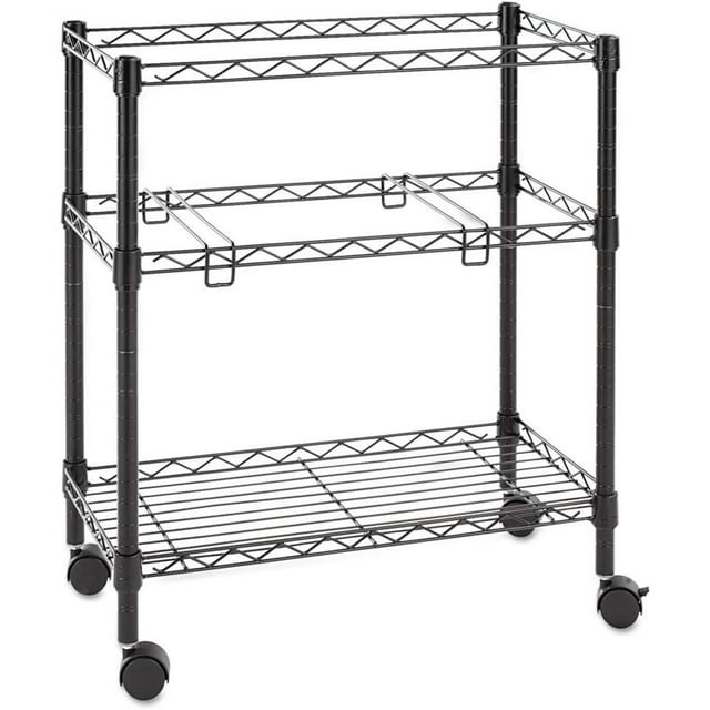 Alera ALEFW601426BL 26 in. x 14 in. x 29.5 in. 1 Shelf 3 Bins Metal Two ...