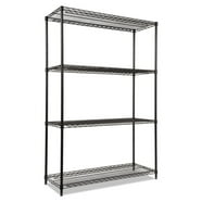 HSS 18"Dx48"Wx72"H, 4 Shelf Heavy Duty Wire Shelving Rack, Chrome Color ...