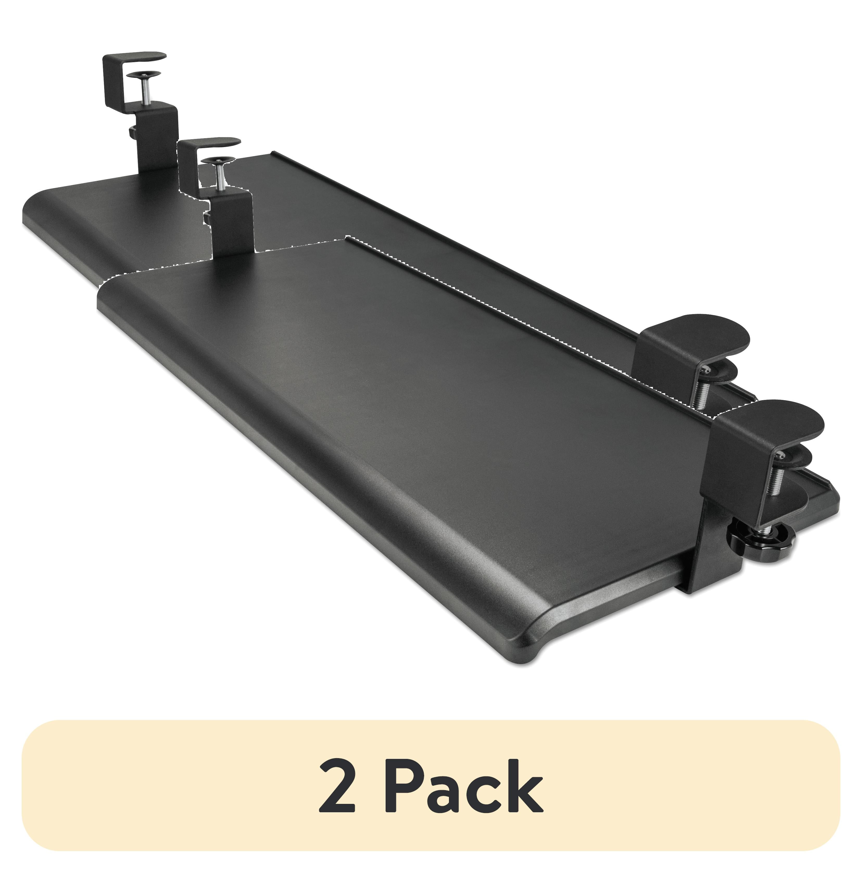 (2 pack) Alera AdaptivErgo Clamp-On Keyboard Tray, 27.5" x 12.25 ...