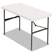 Alera Resin Rectangular Folding Table, Square Edge, 72w x 30d x 29h ...
