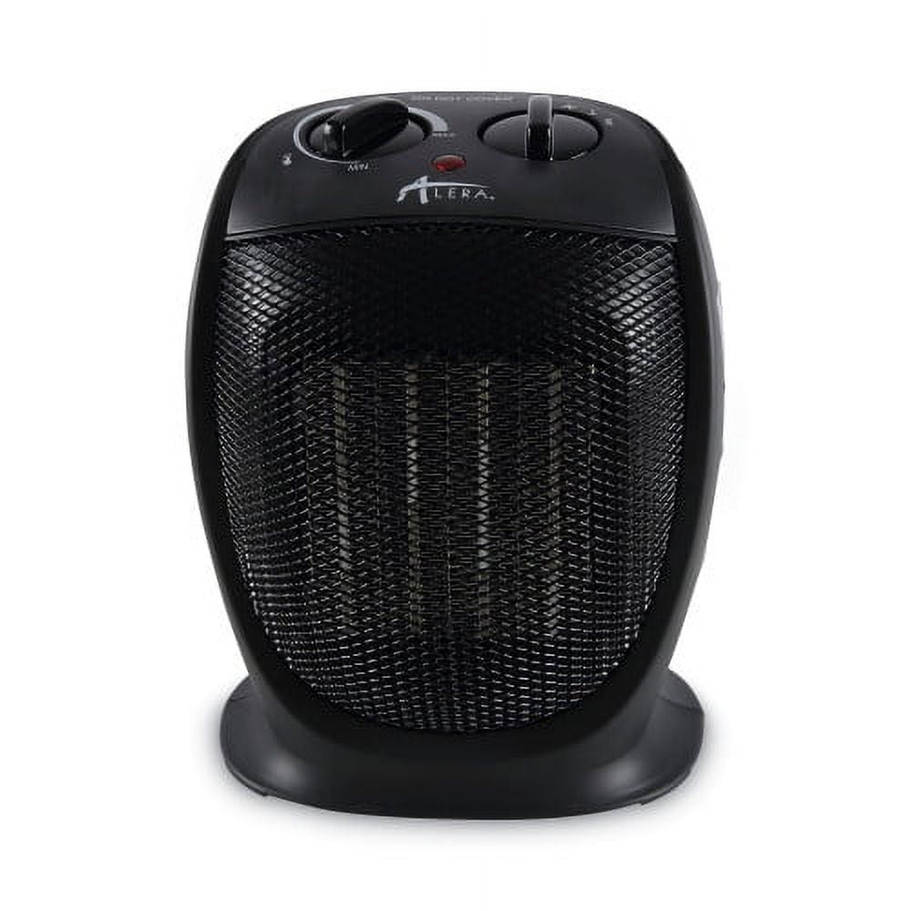 Alera Ceramic Heater, 1,500 W, 7.12 x 5.87 x 8.75, Black, Each ...
