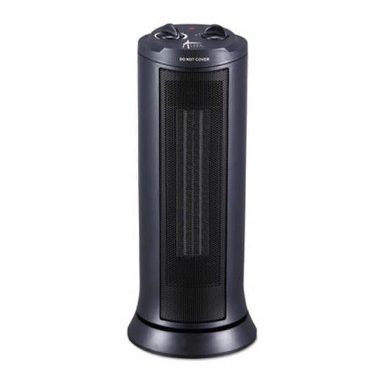 Alera HECT17 7.37 x 7.37 x 17.37 in. Mini Tower Ceramic Heater, Black ...
