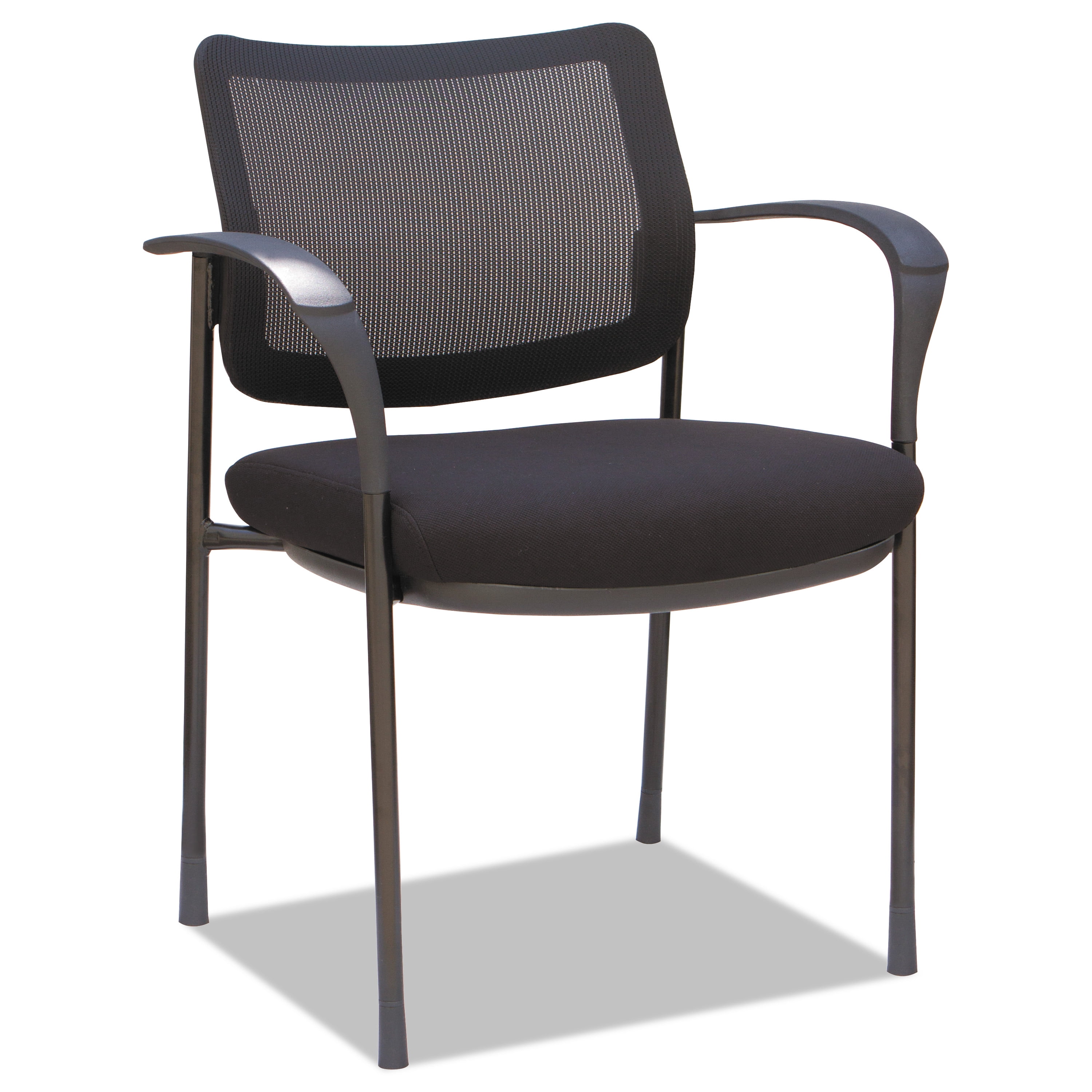 Alera IV Series Guest Chairs, 25.38" x 20.88" x 33", Black Seat/Black ...