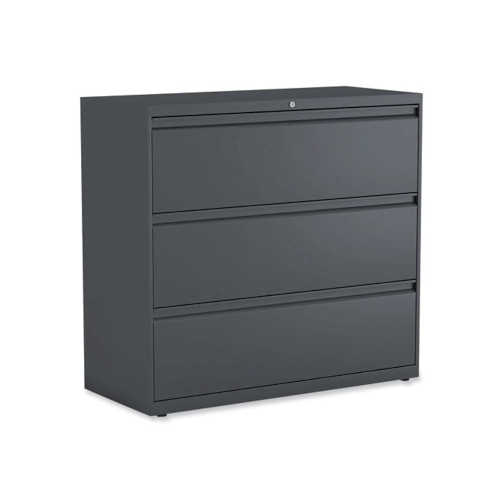 Alera Lateral File, 3 Legal/Letter/A4/A5-Size File Drawers, Charcoal ...