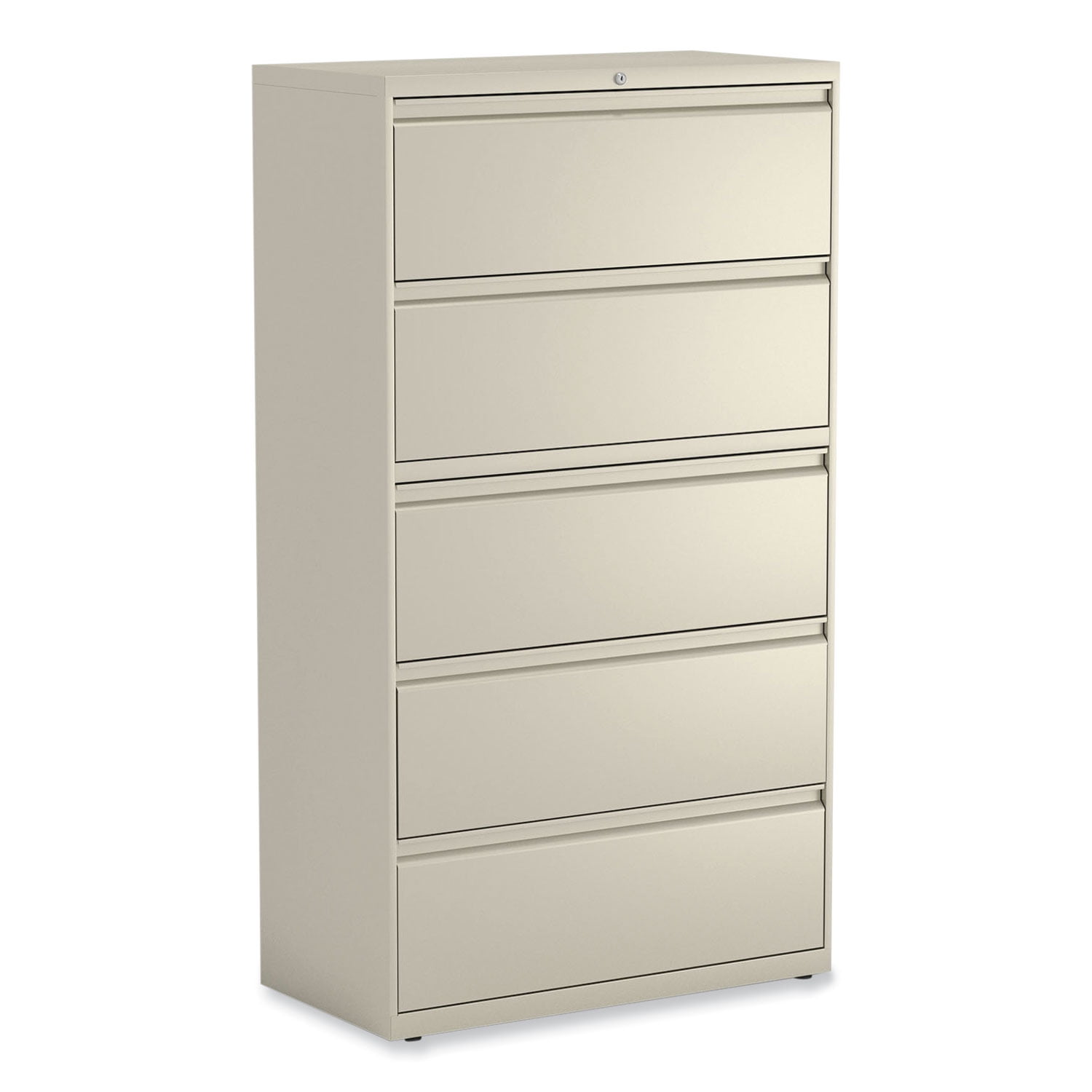 Alera Lateral File, 5 Legal/Letter/A4/A5-Size File Drawers, Putty, 36 ...