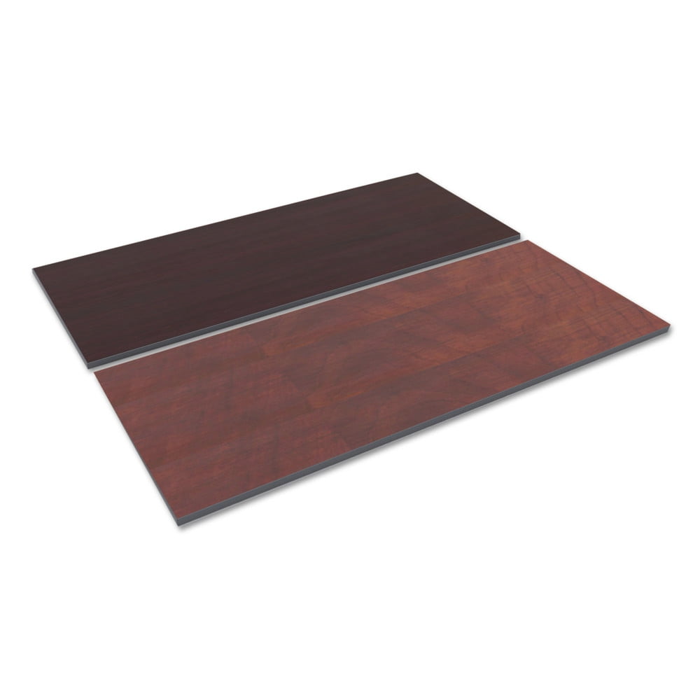 Alera Reversible Laminate Table Top Rectangular 72w x 30d Medium Cherry ...