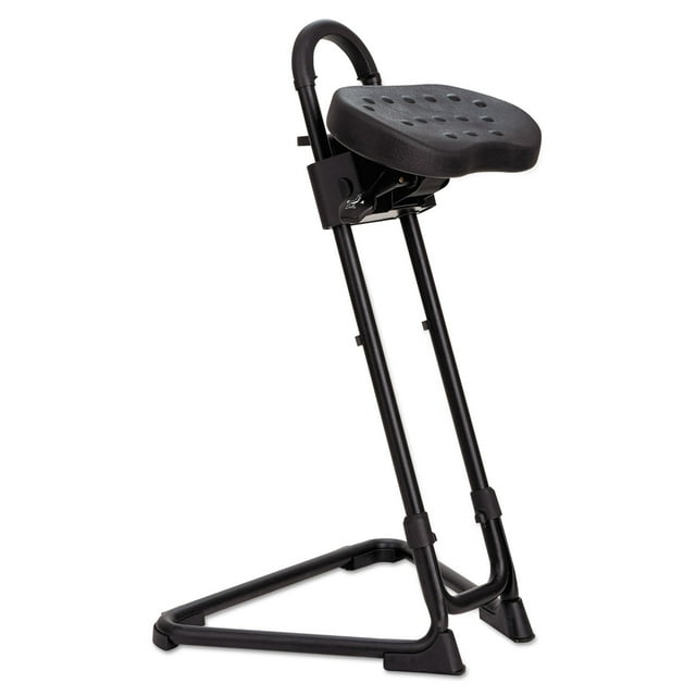 Alera SS Series Sit/Stand Adjustable Office Stool with Rollers, Height ...
