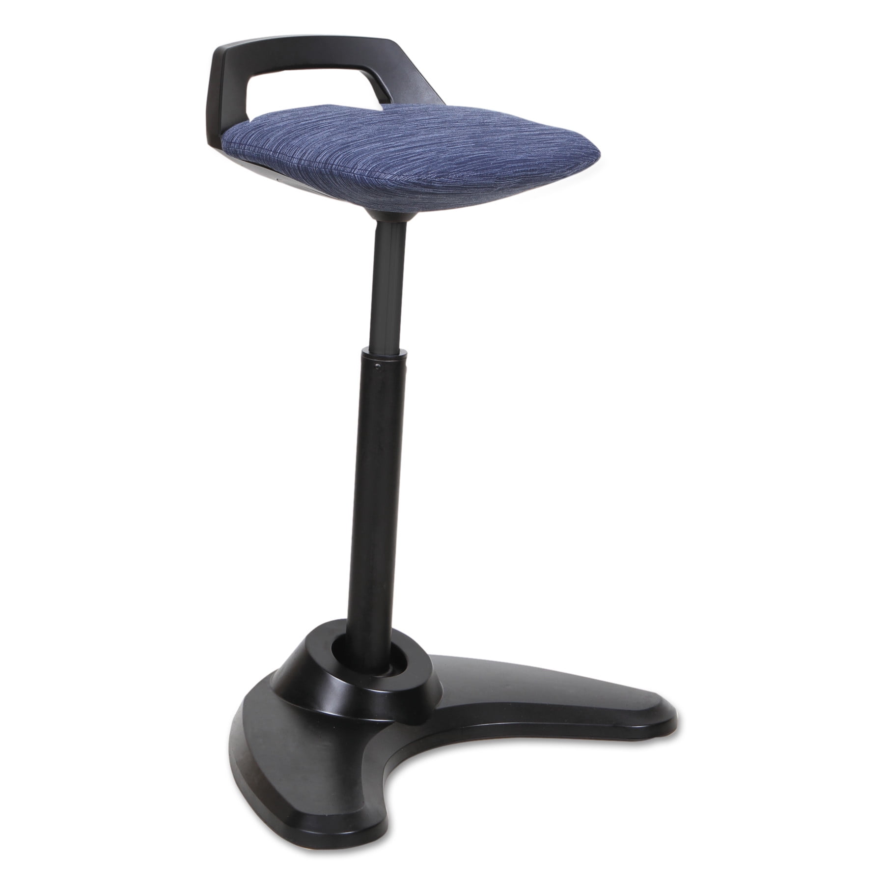 Alera Sit to Stand Perch Stool, Blue with Black Base - Walmart.com