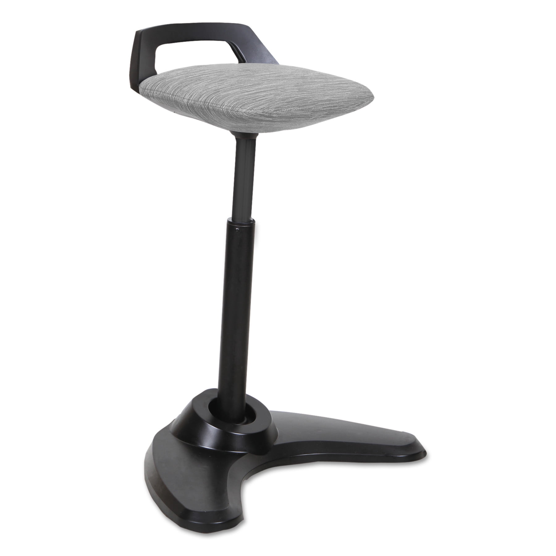 Alera Sit to Stand Perch Stool, Gray with Black Base - Walmart.com