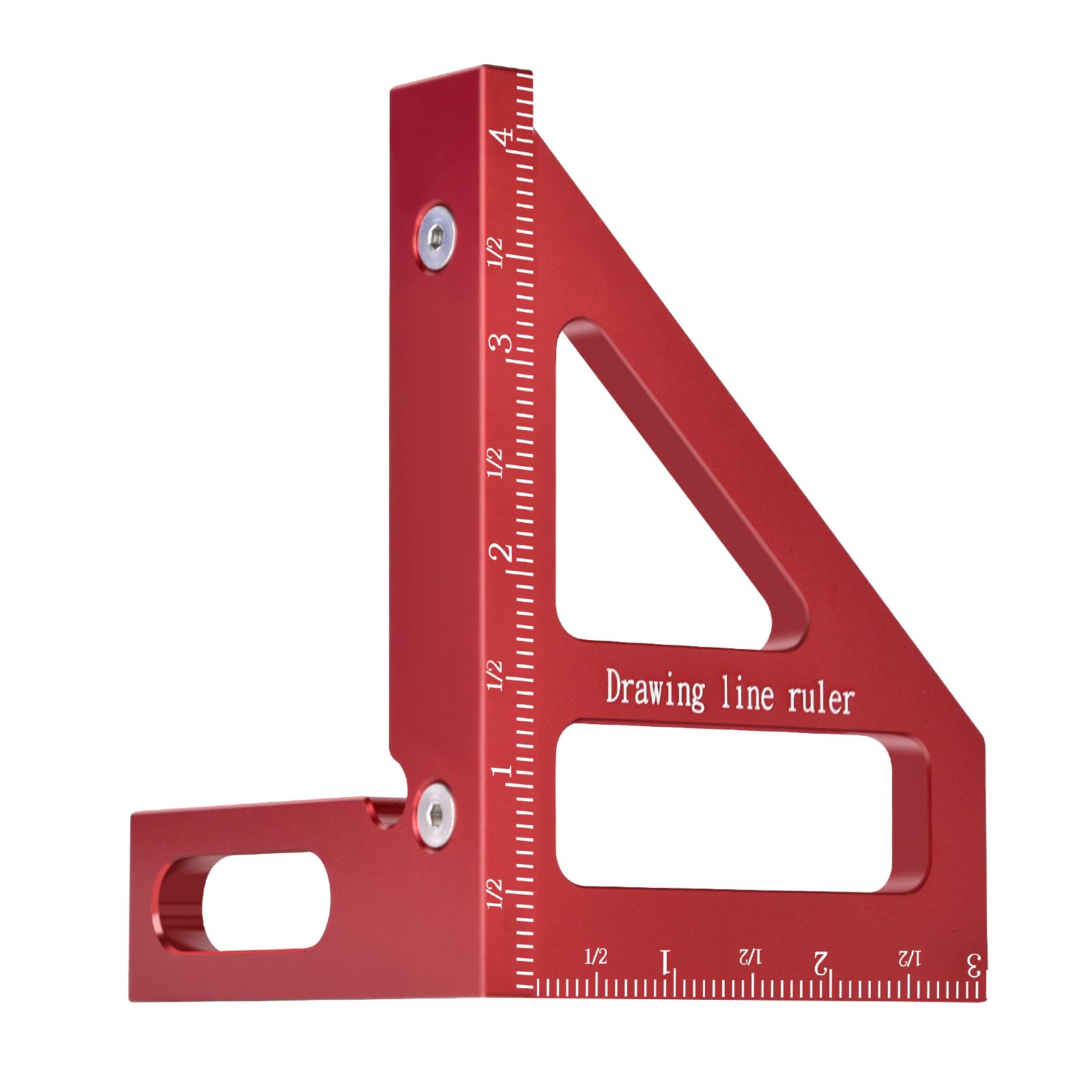 Aleric Imperial 3D Multi Angle Measuring Ruler, High 45/90 Degree ...