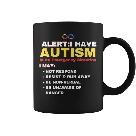 Alert I Have Autism In An Emergency Situation Awareness Coff - Walmart.com
