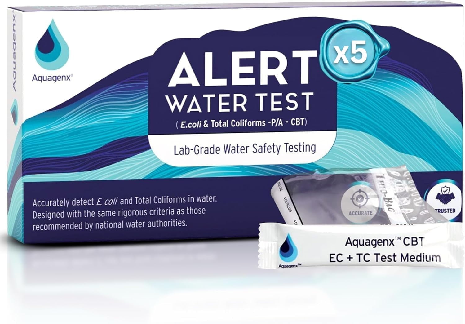 Alert P A Test Kit Lab Grade Home Water Testing Kit For E Coli And Total Coliforms Ideal For