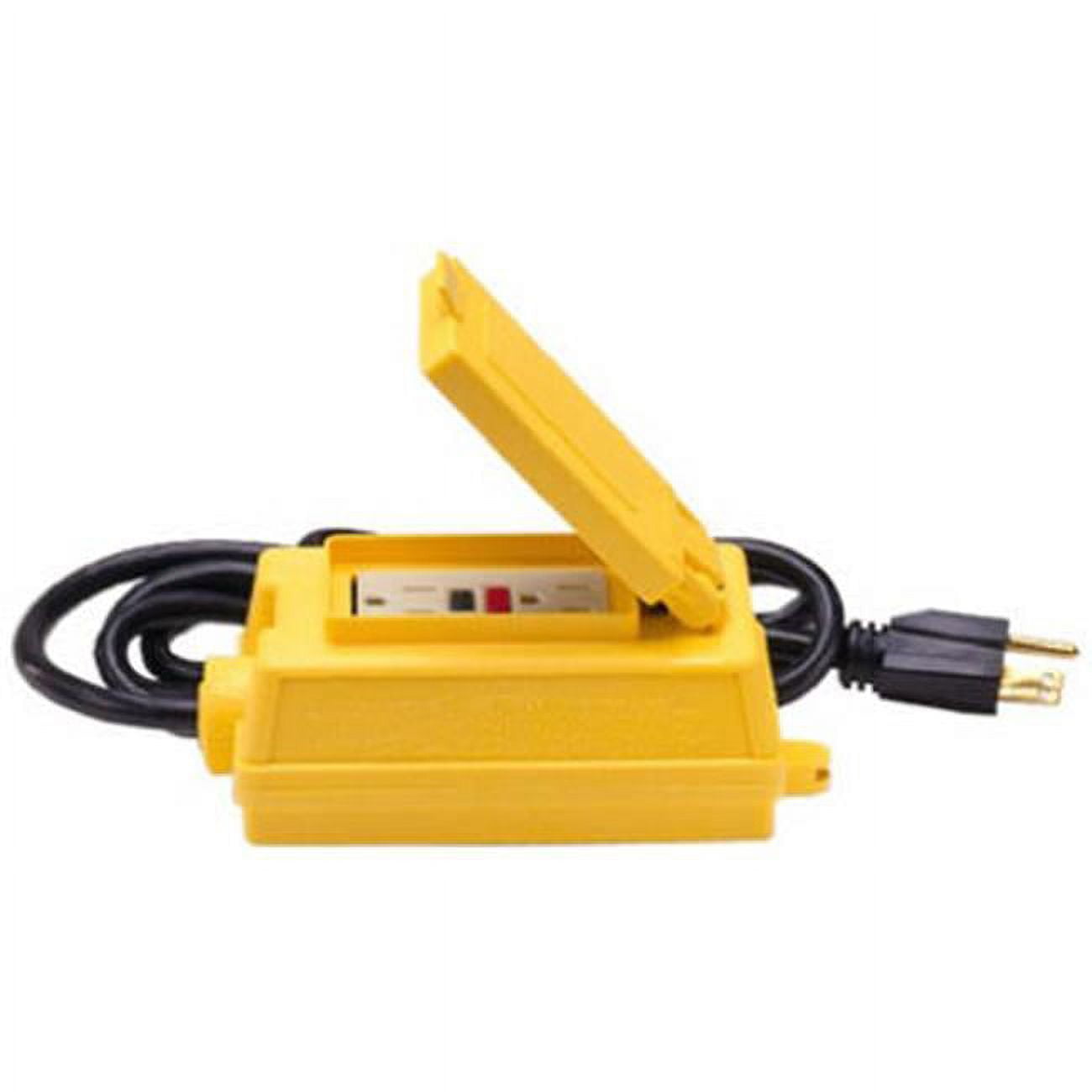 Alert Stamping 4115-6-GFCI Portable GFCI Duplex Receptacle - Walmart.com