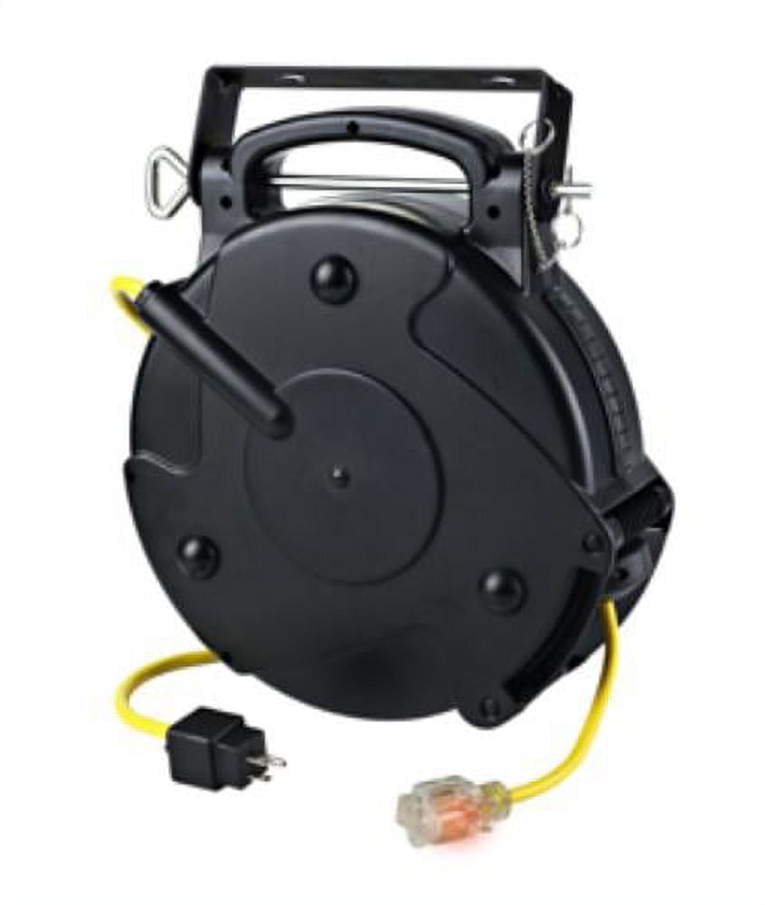 Alert Stamping 8665TFS Heavy Duty 12/3 65 Foot Retractable Extension ...