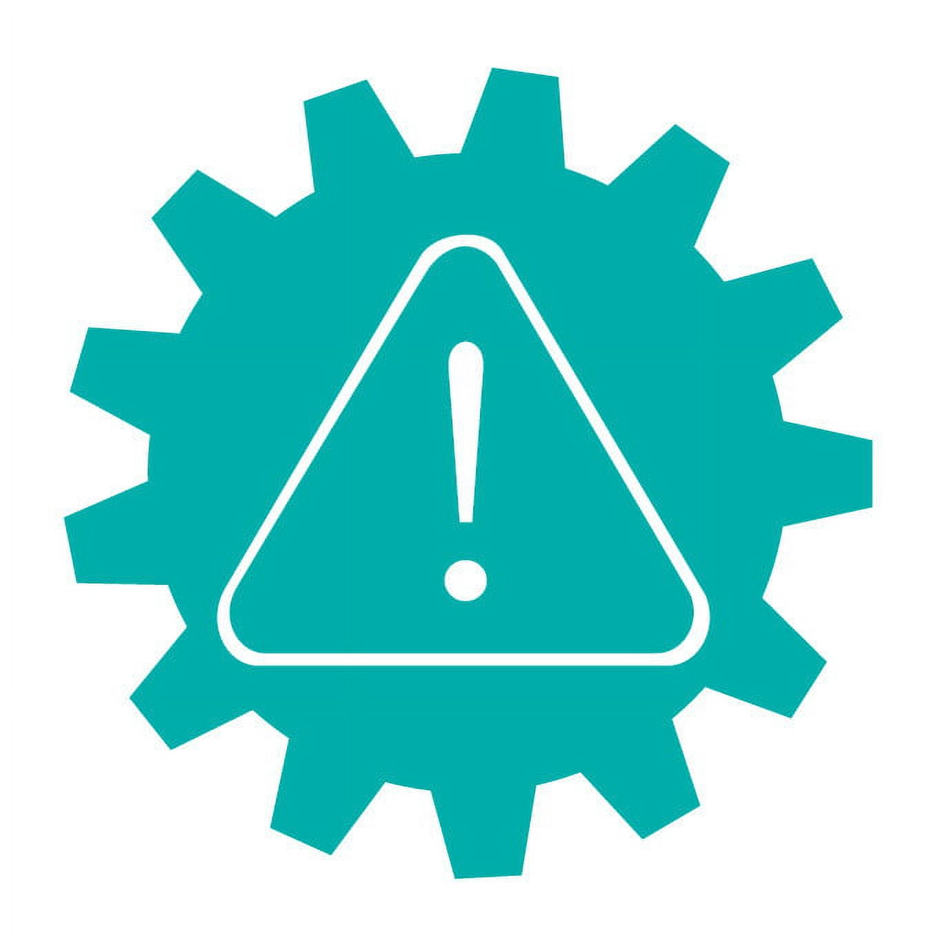 Alert Vinyl Graphic - Large - Turquoise - Walmart.com