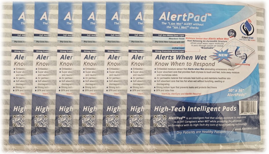 AlertPad™ Case of Packs for Live Incontinence Montoring - Walmart.com
