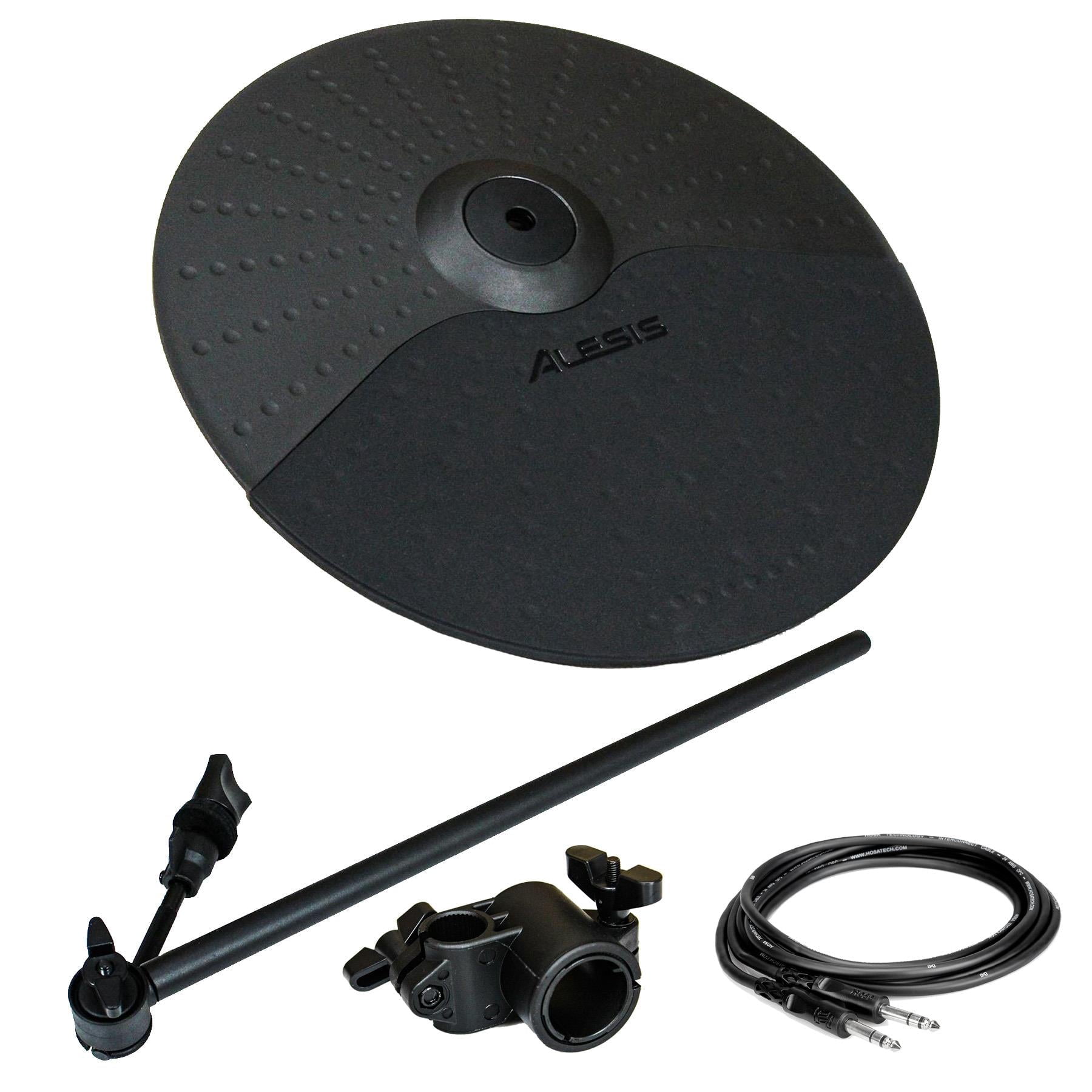 Alesis 10" Cymbal with Choke Bundle with Long Support Arm, Clamp, Cable ...