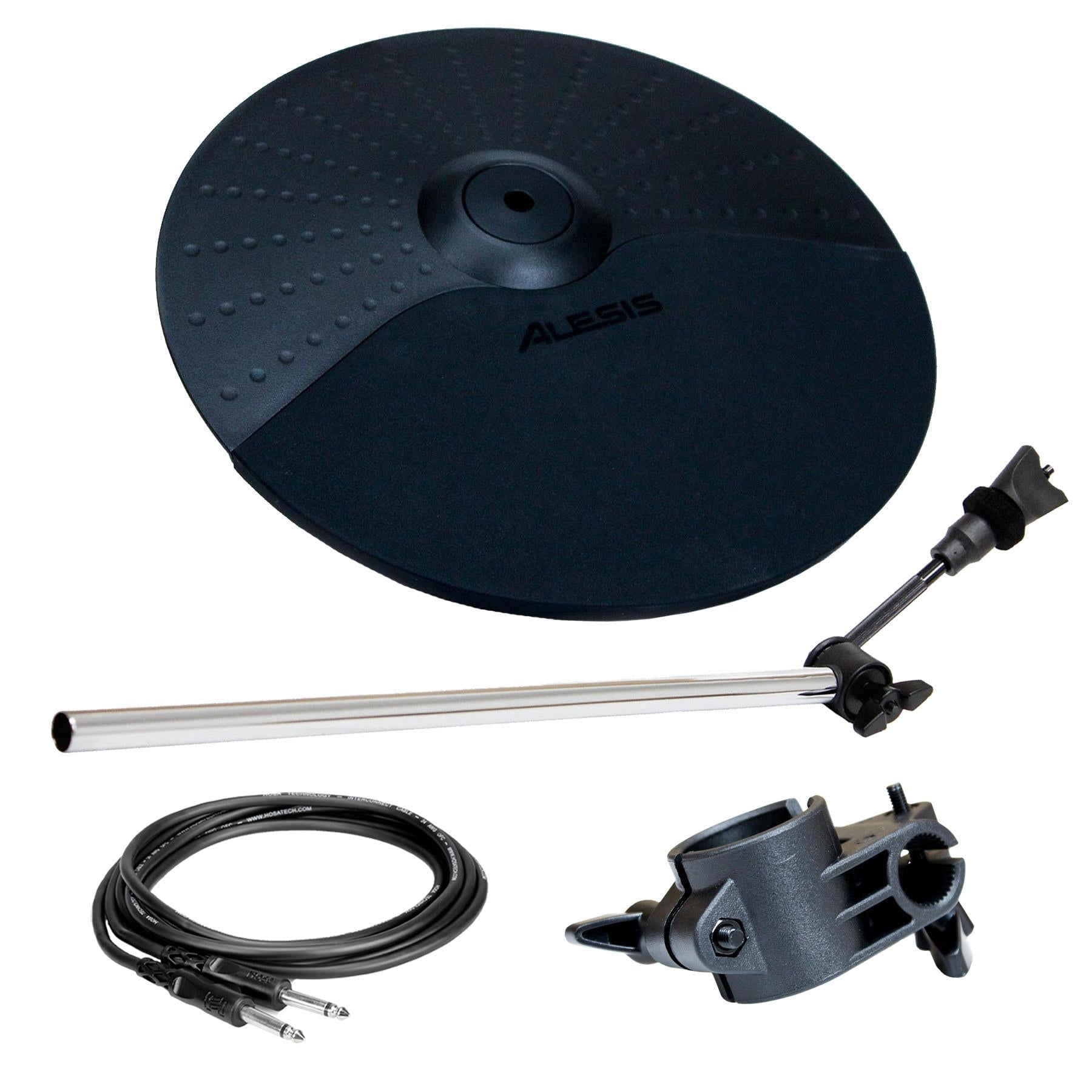 Alesis 10" Electronic Cymbal Pad Bundle with 19.25" Arm, Clamp, 10ft ...