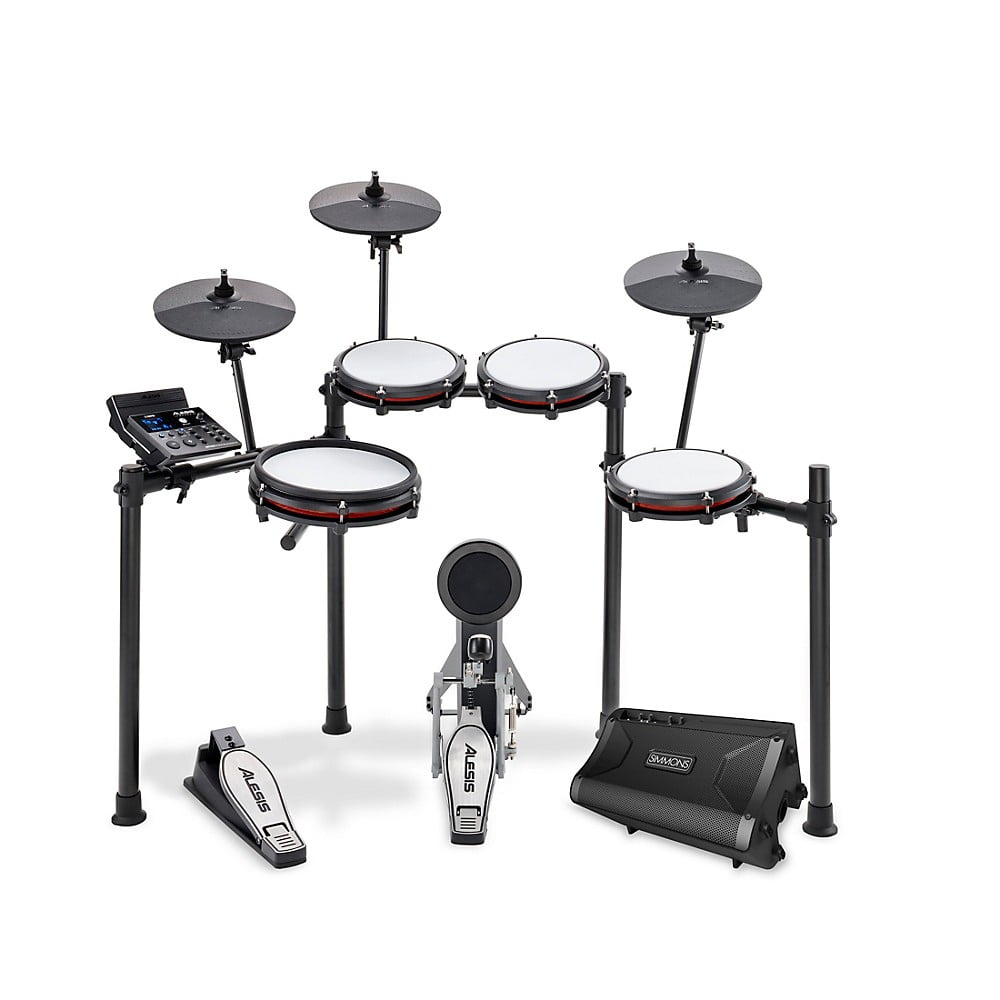 Alesis Nitro Max 8-Piece Electronic Drum Set With Bluetooth, BFD Sounds ...