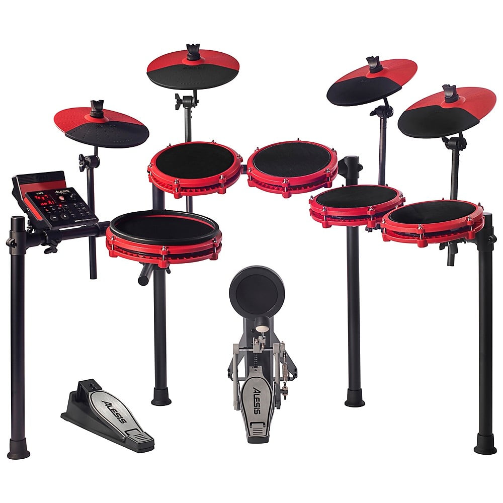 Alesis Nitro Max Expanded Electronic Drum Kit Red - Walmart.com