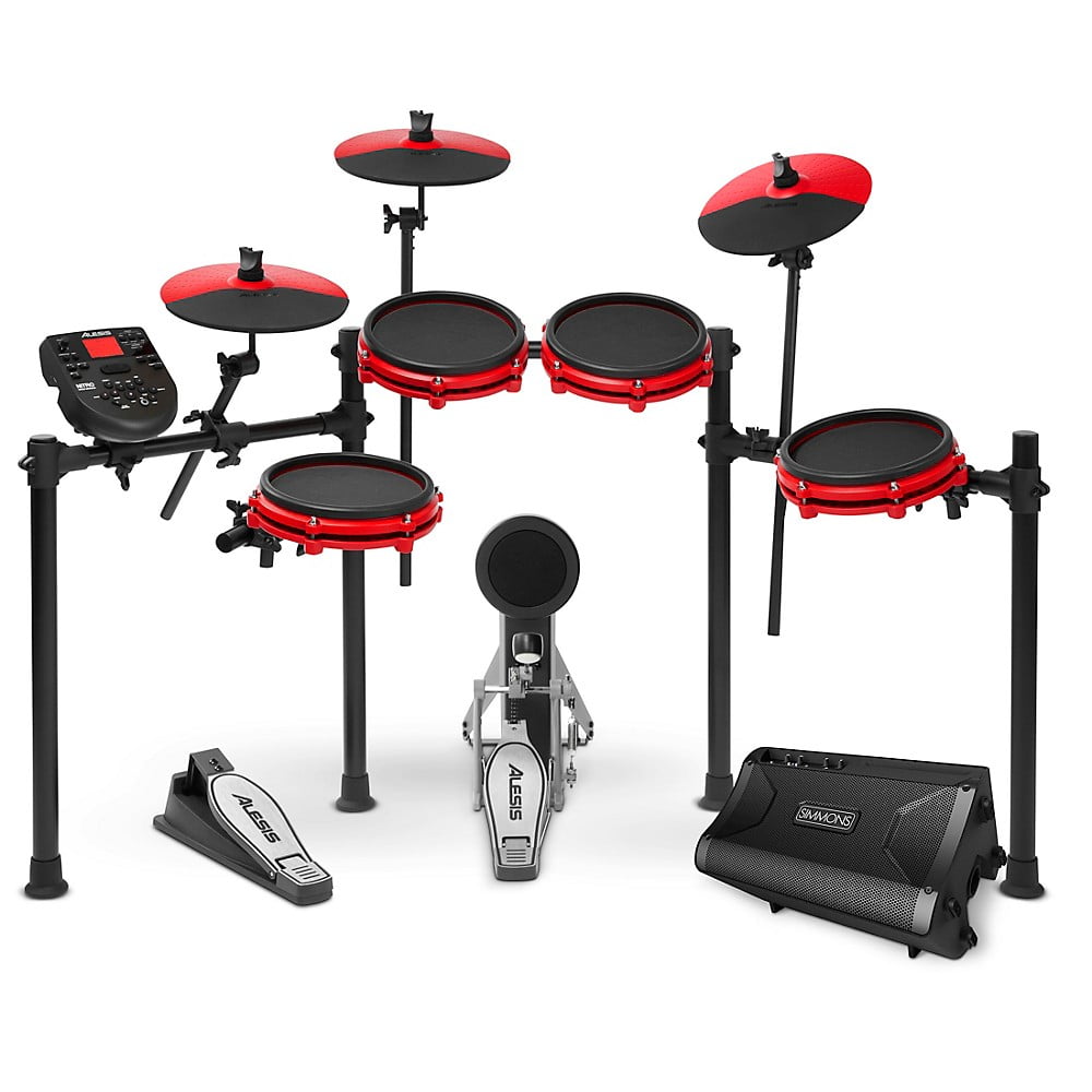 Alesis Nitro Special Edition E-Drum Kit With Mesh Pads & Simmons DA2108 ...