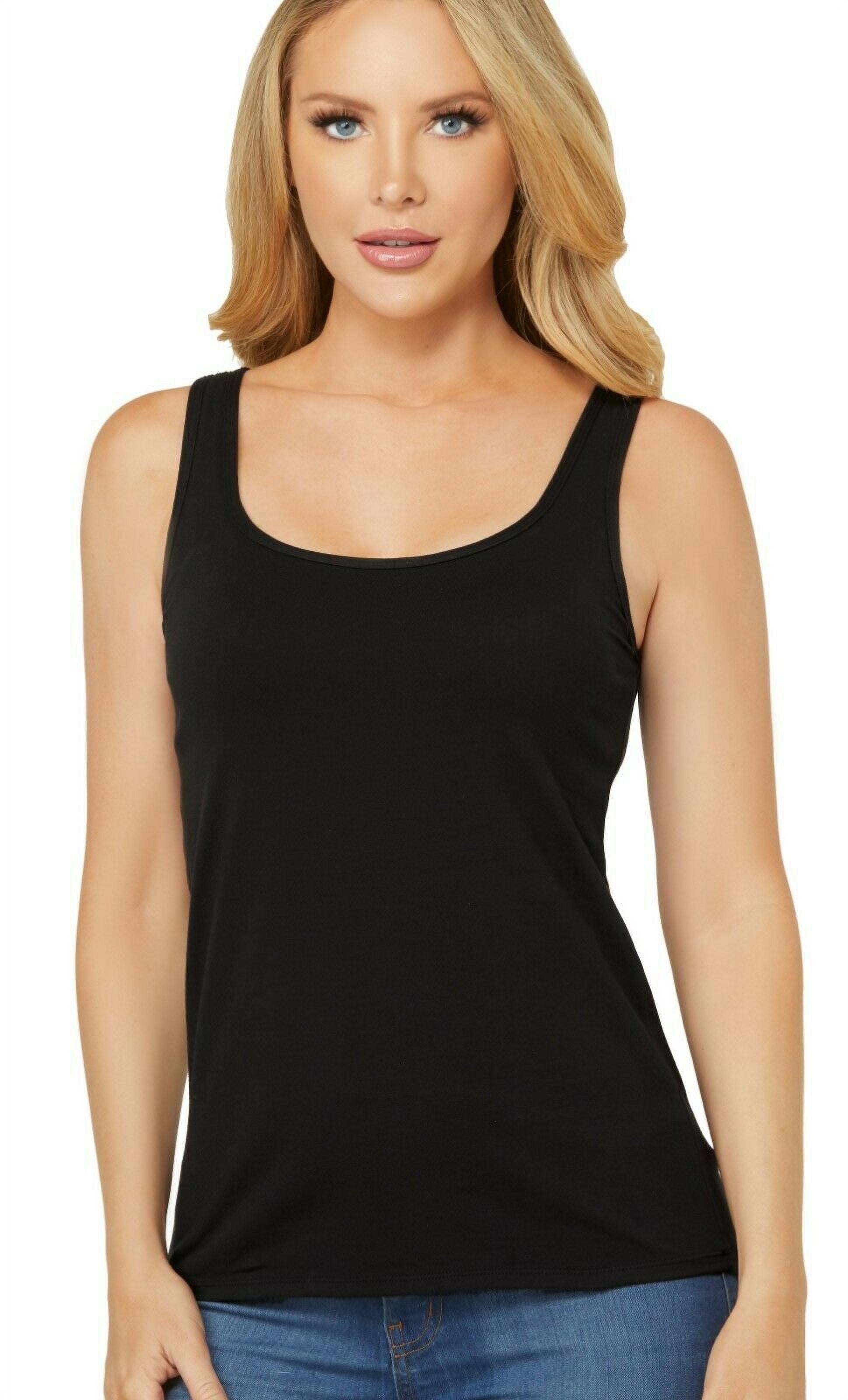 Alessandra B Wire-Free Molded Cup Tank Top - Walmart.com