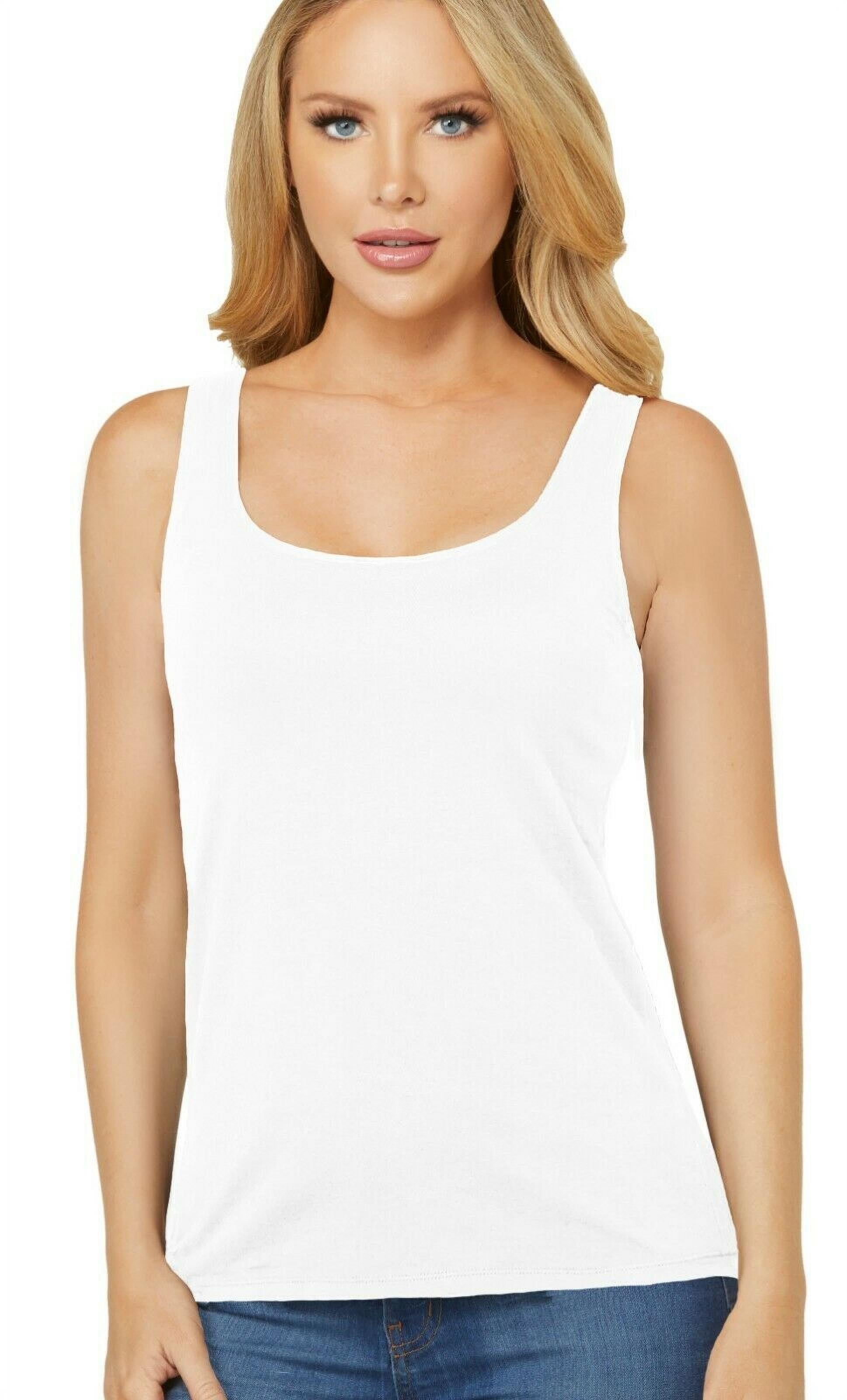 Alessandra B Wire-Free Molded Cup Tank Top - Walmart.com