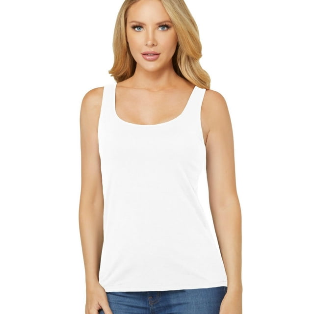 Alessandra B Wire-Free Molded Cup Tank Top - Walmart.com