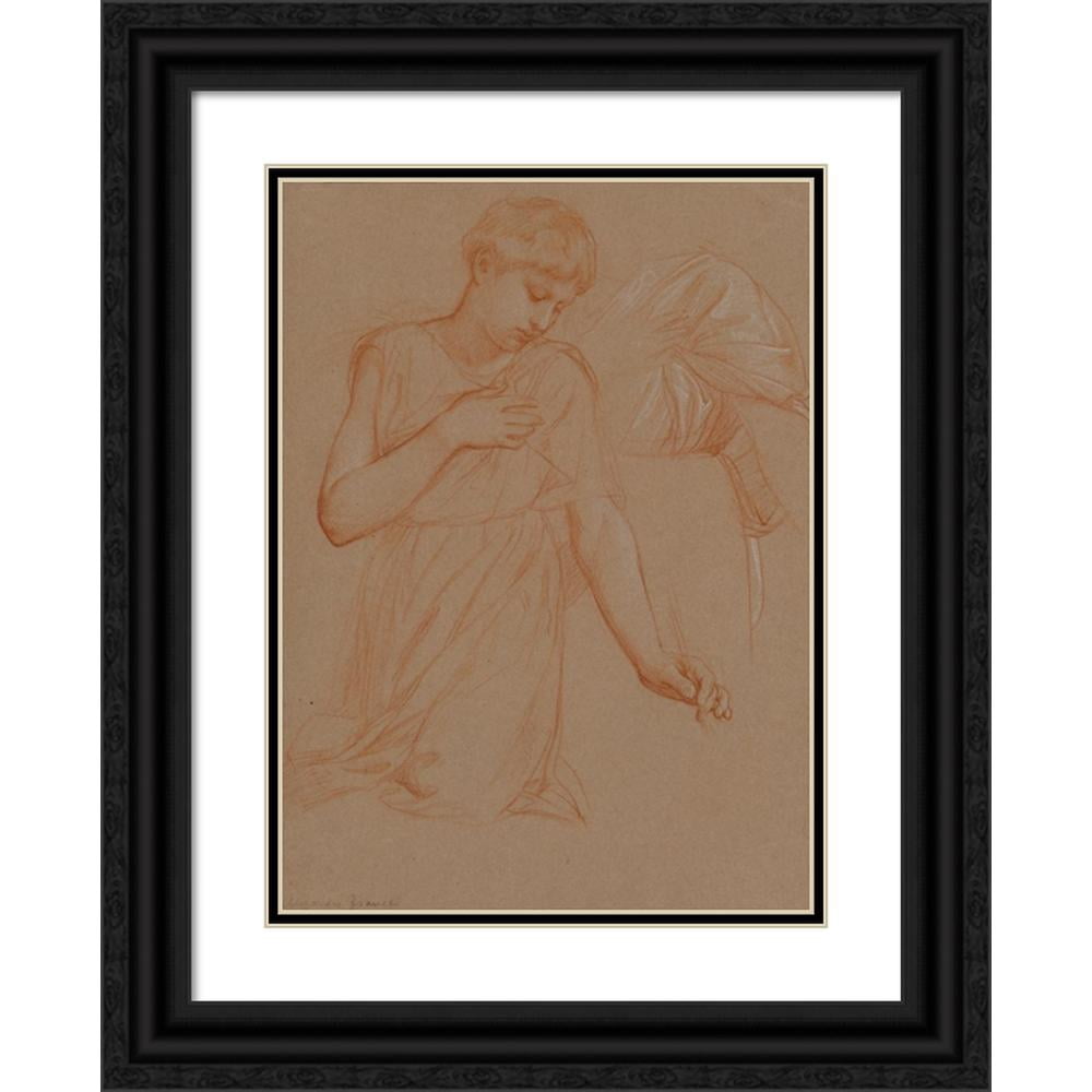 Alessandro Franchi 18x24 Black Ornate Framed Double Matted Museum Art ...