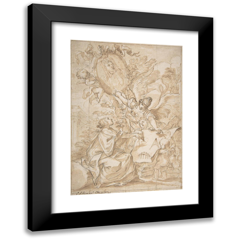 Alessandro Gherardini 11x14 Black Modern Framed Museum Art Print Titled ...