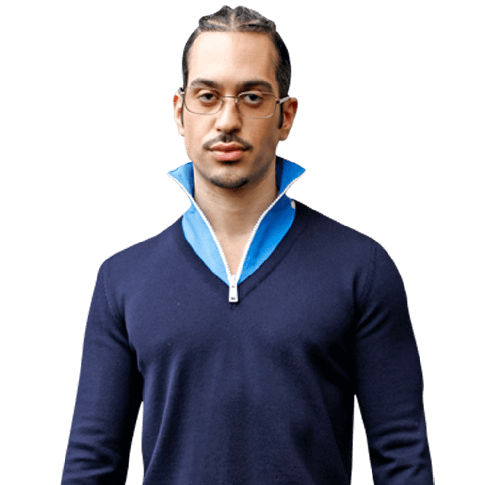 Alessandro Mahmoud (Blue Jumper) Half Body Buddy Cutout - Walmart.com