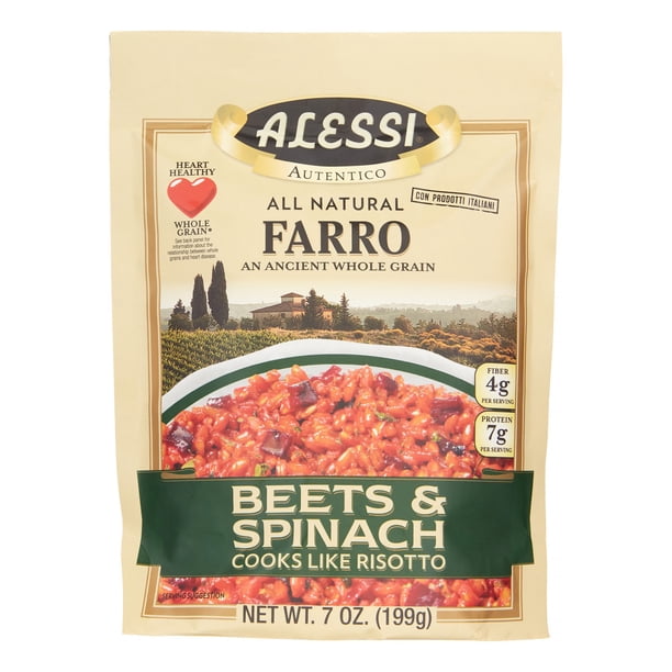 Alessi Autentico Farro, Beets & Spinach, 7 Oz - Walmart Business Supplies