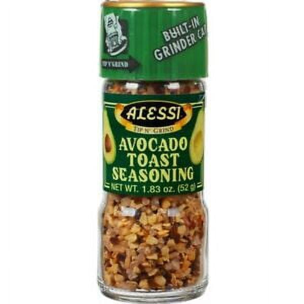 Alessi Seasoning for Avocado Toast with Built-in Grinder Cap - 1.83 oz ...