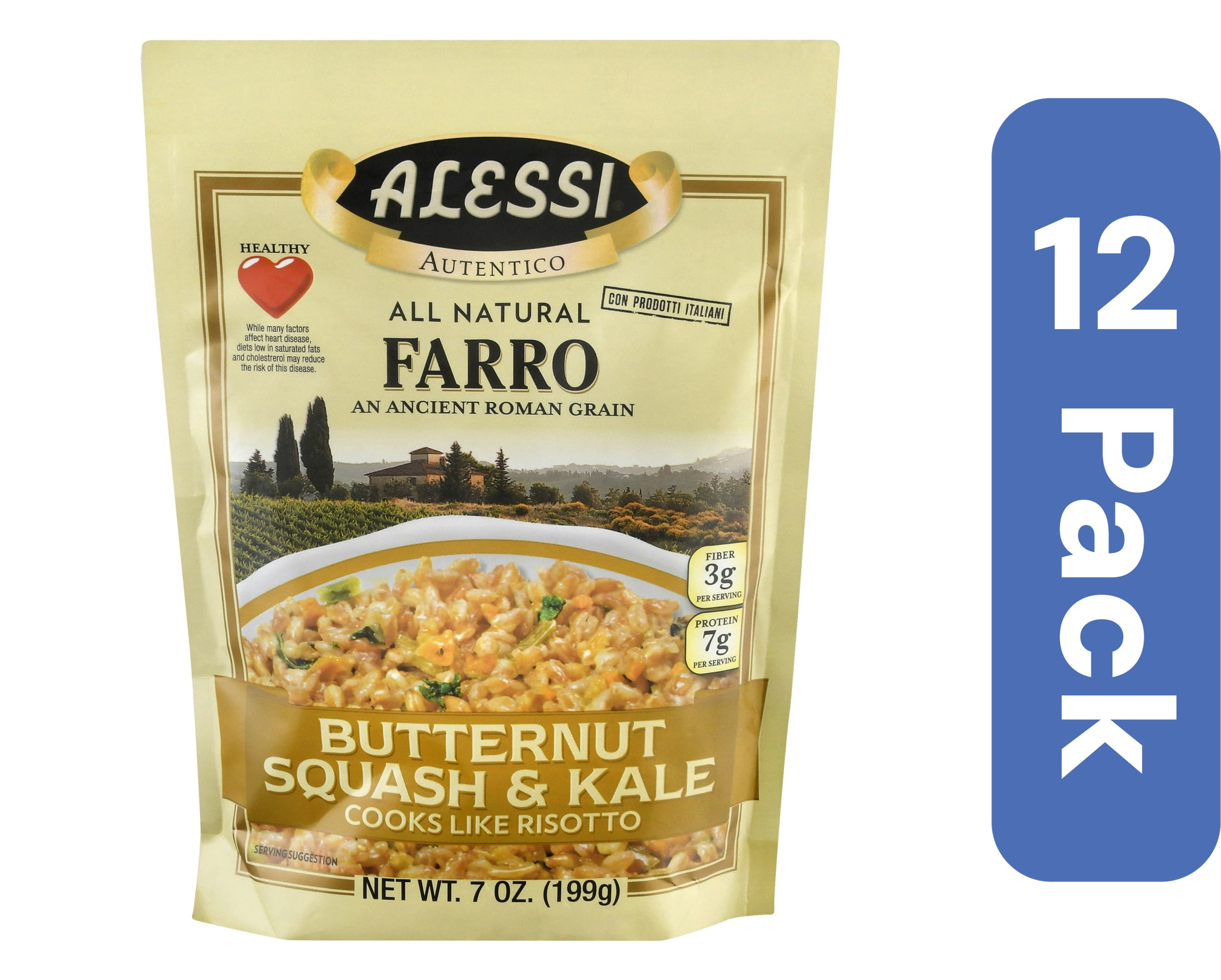 Alessi Farro with Butternut 7 oz (Pack of 12) - Walmart.com