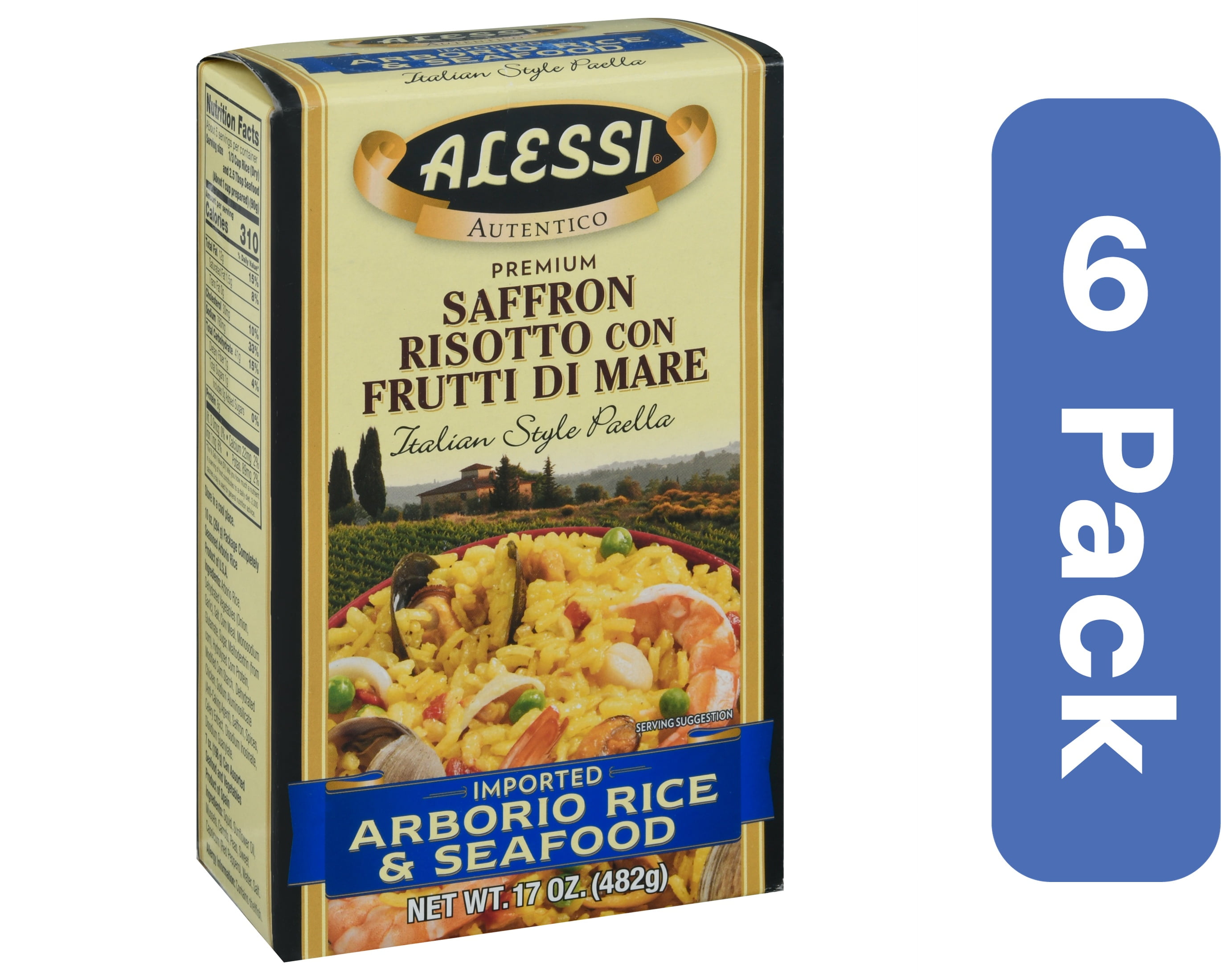 Alessi Frutti di Mare Risotto 17 oz (Pack of 6) - Walmart.com