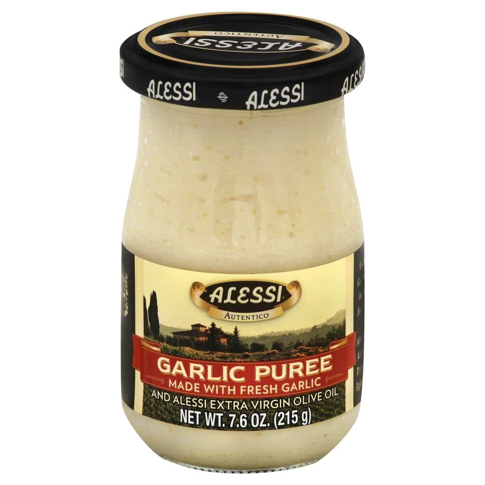 Alessi Garlic Puree 7.6 Ounce Jar - Walmart.com