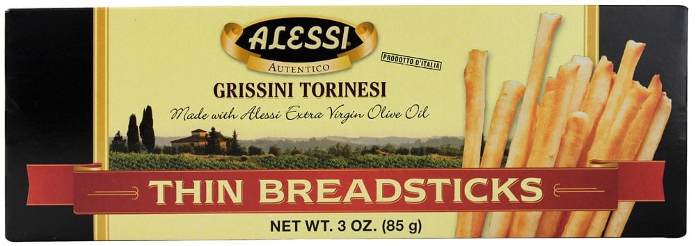 Alessi Grissini Torinesi Thin Breadsticks -- 3 Oz - Walmart.com