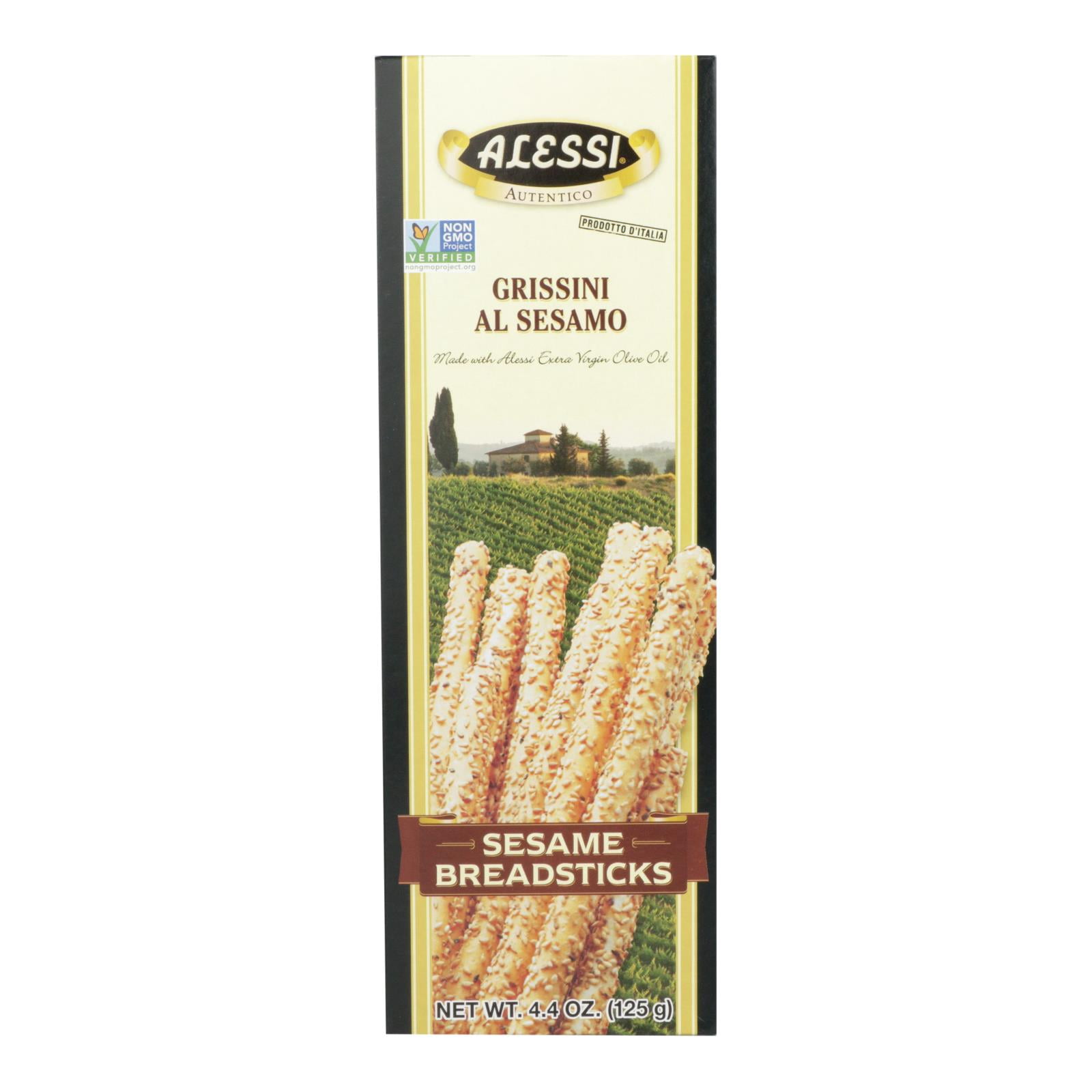 Alessi Grissini Torinesi Thin Breadsticks 3 oz Pack of 2 - Walmart.com