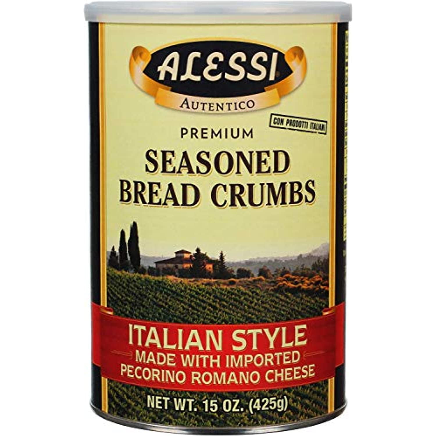 Alessi Italian Style Seasoned Bread Crumbs, 15 Ounce (Pack Of 6 ...