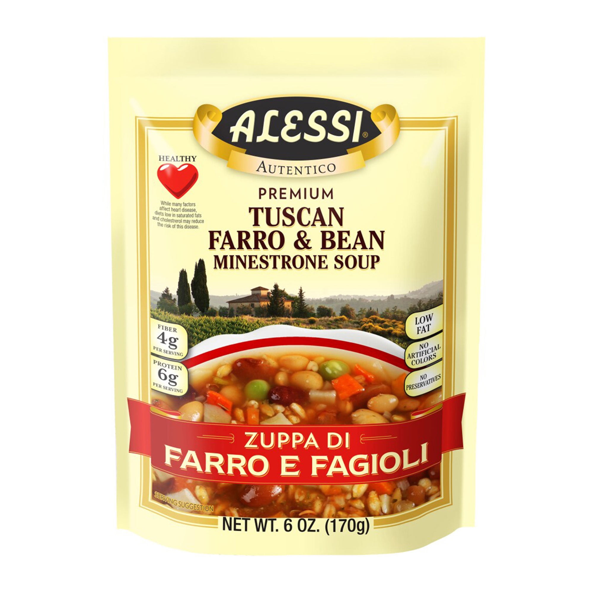 Alessi KHRM00356954 6 oz Tuscan Farro Bean Mix Soup - Walmart.com