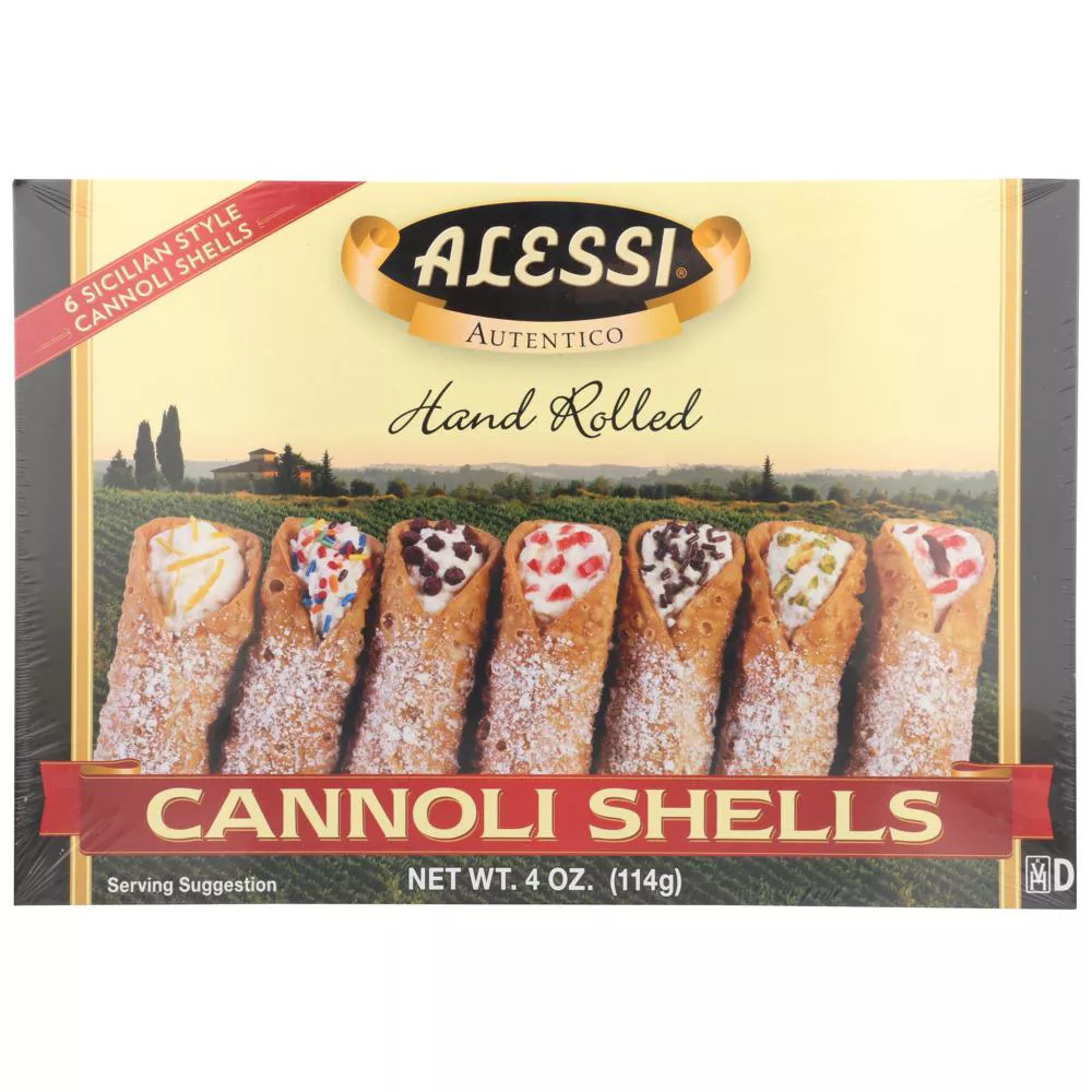 Alessi Large Cannoli Shells - 12 pack, 4 oz - Walmart.com