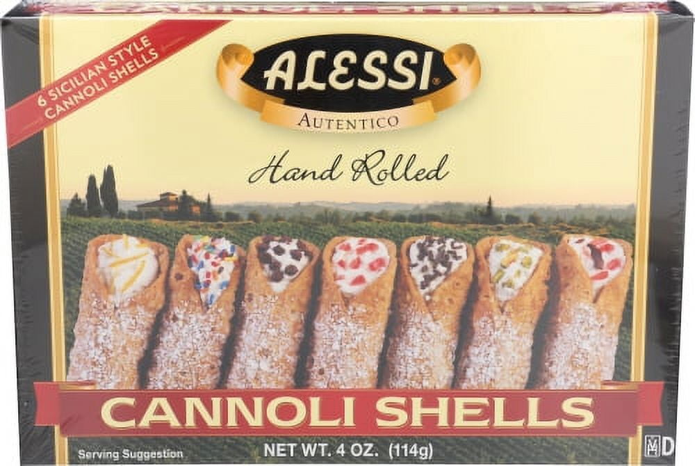 Alessi Large Cannoli Shells 4 oz (Pack Of 12) - Walmart.com