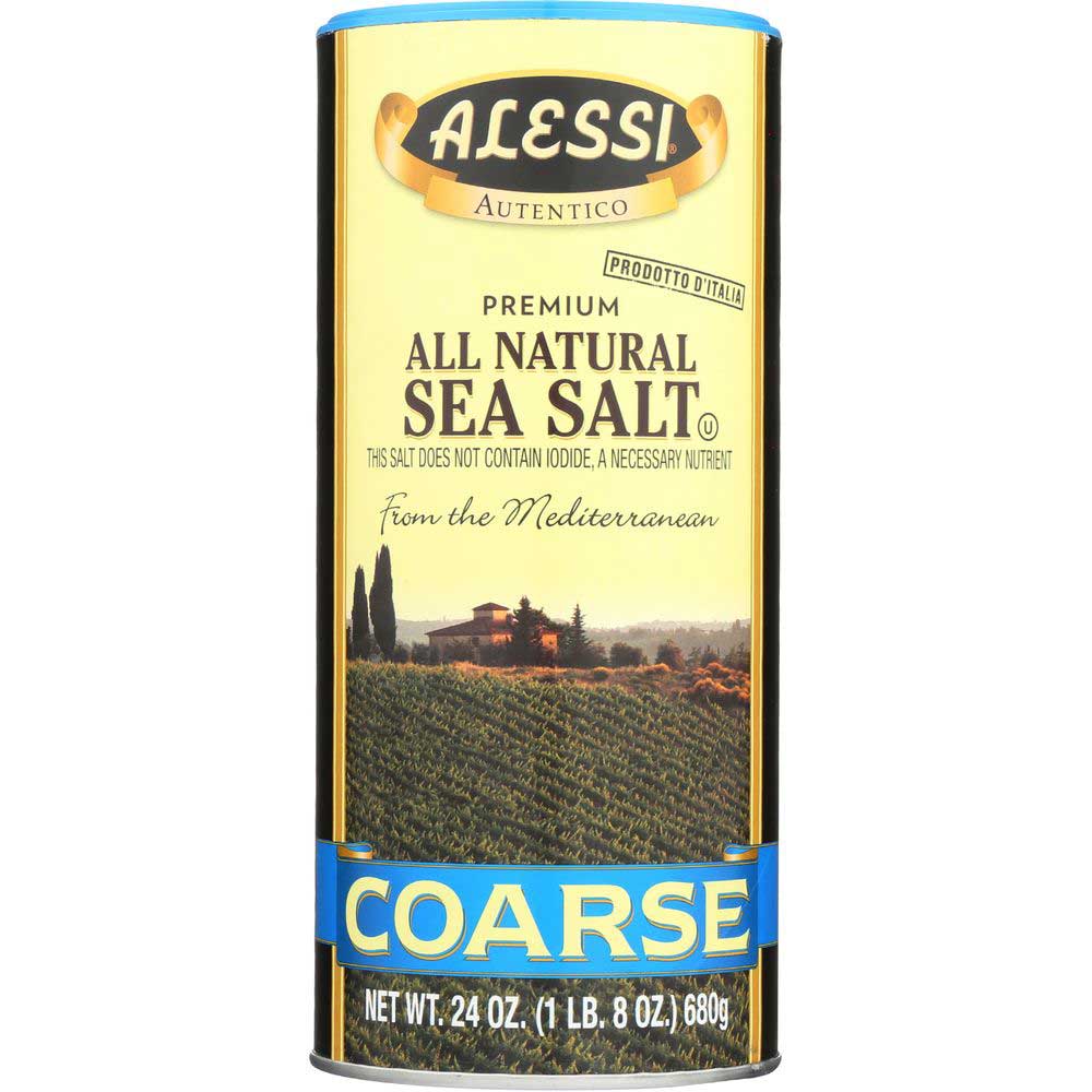 Alessi Mediterranean Coarse Sea Salt, 24 Ounce -- 6 per case. - Walmart.com