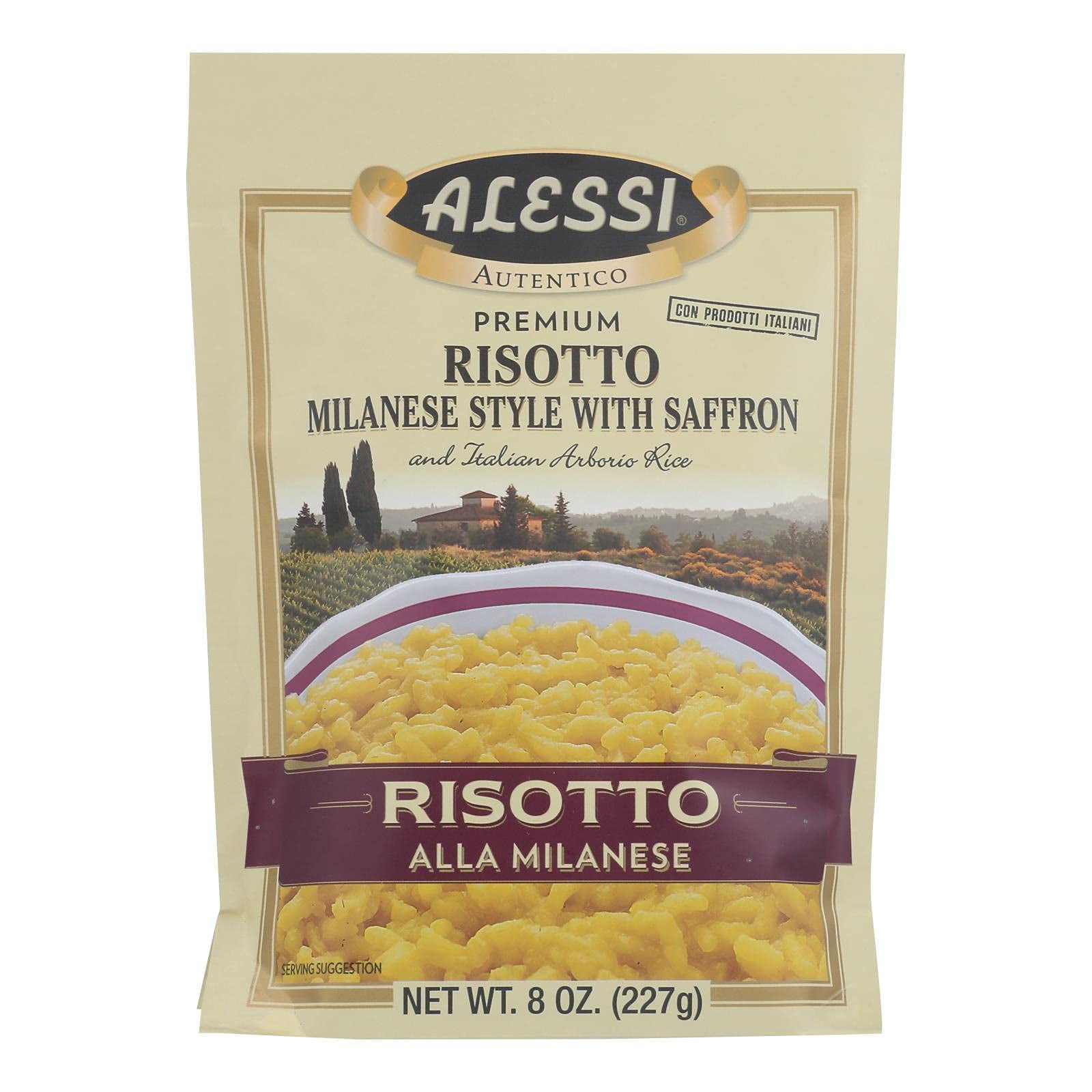 Alessi Milanese Risotto, 8-Ounce Packages (Pack of 6) - Walmart.com