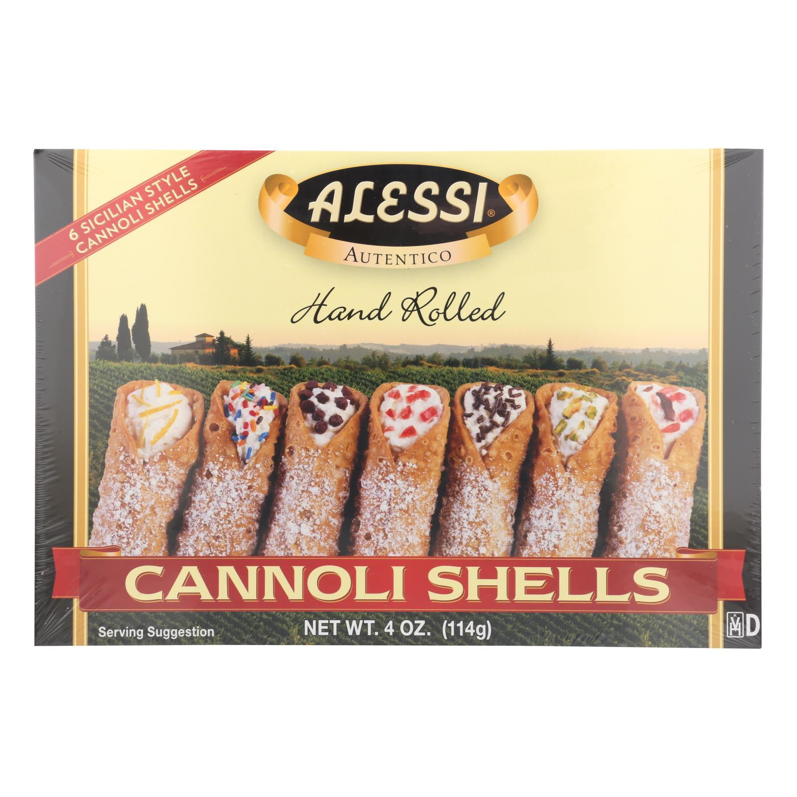 Alessi Mini Cannoli Shells 4 oz (Pack Of 12) - Walmart.com