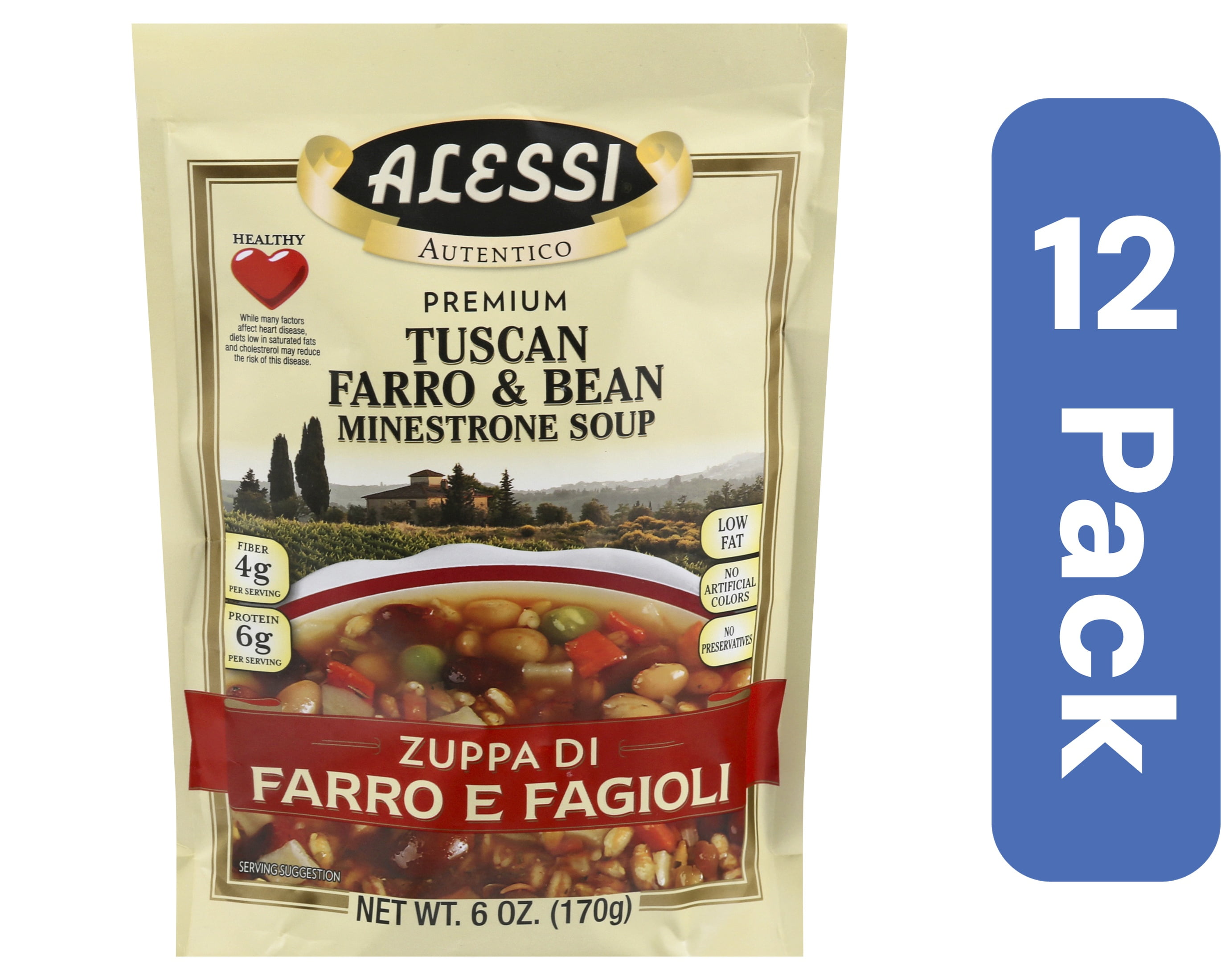 Alessi Mix Soup Toscana Farro Bean 6 oz (Pack Of 12) - Walmart.com