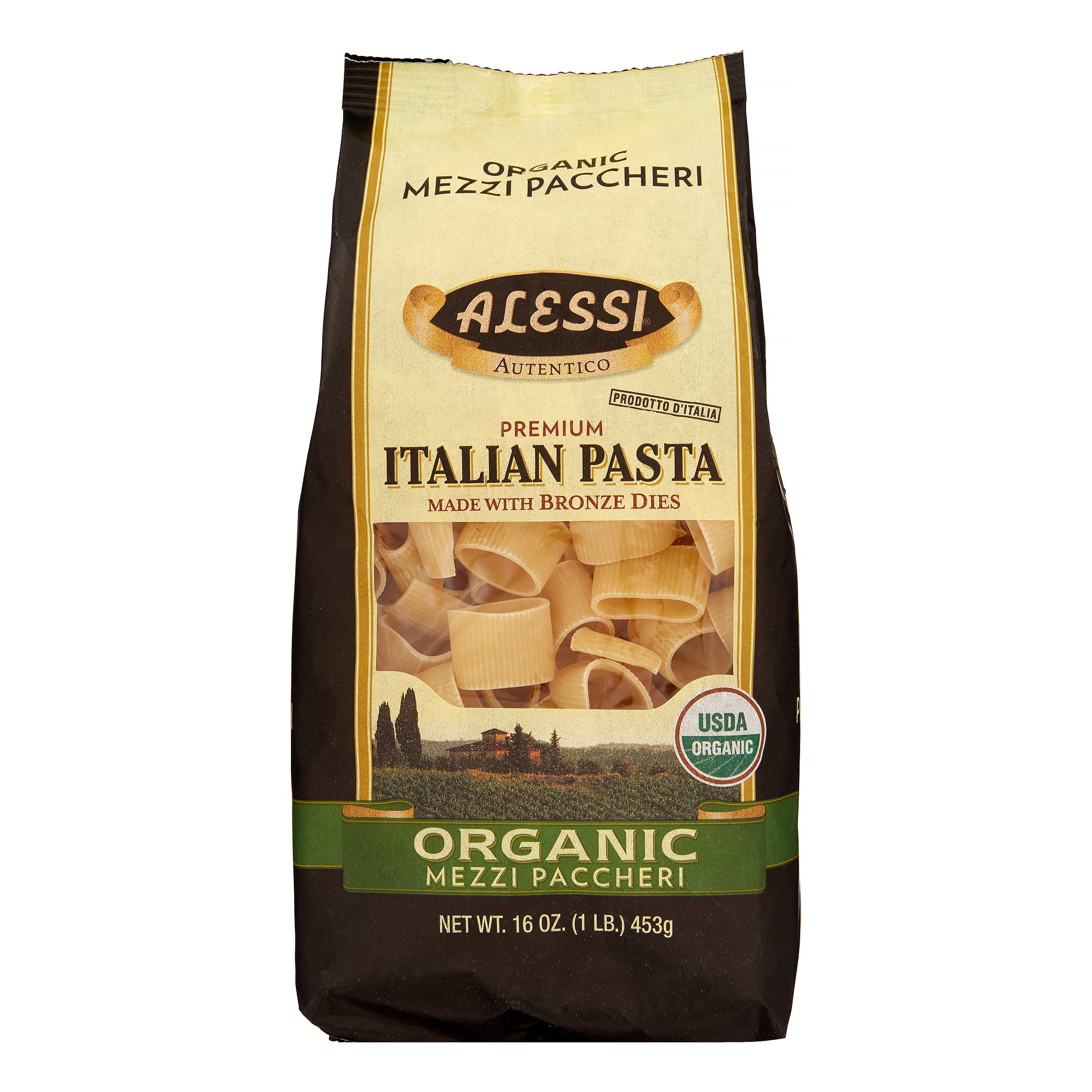 Alessi Organic Mezzi Paccheri Pasta, 16 Oz - Walmart.com